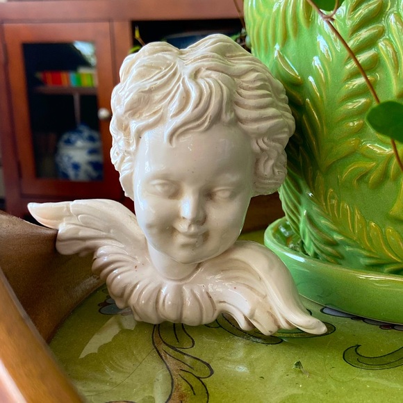 Accents | Vintage Florentine Ceramic Cherub | Poshmark